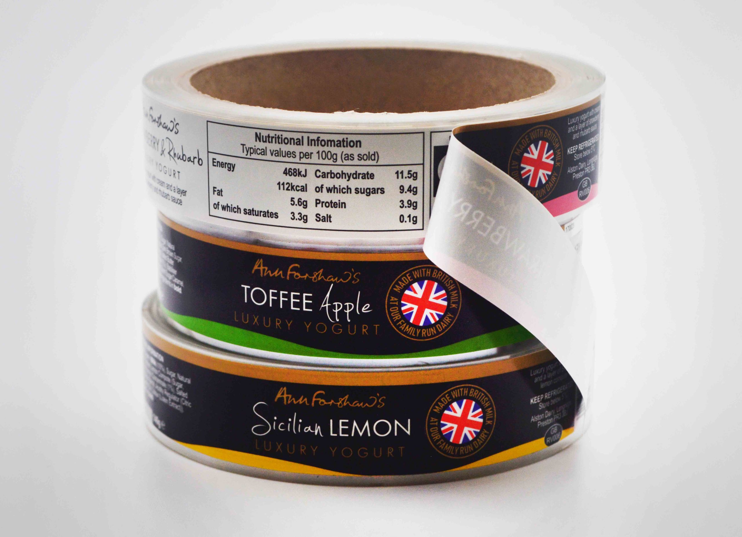 Perfect peel and reveal label supports luxury yogurt brand - Piroto ...